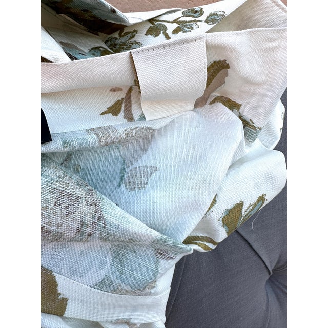 Set of 4 Botanical Drapery Panels | Chairish