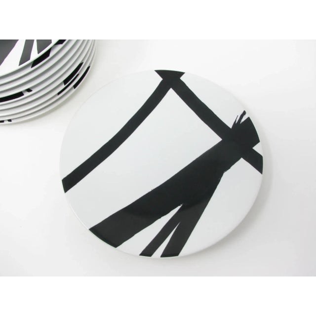 Modern Dkny Urban Graffiti Black White Salad Plates by Lenox - 10 ...