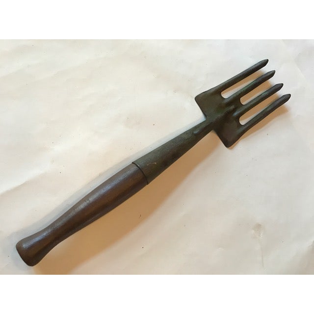 Vintage Hand Held Garden Rake | Chairish