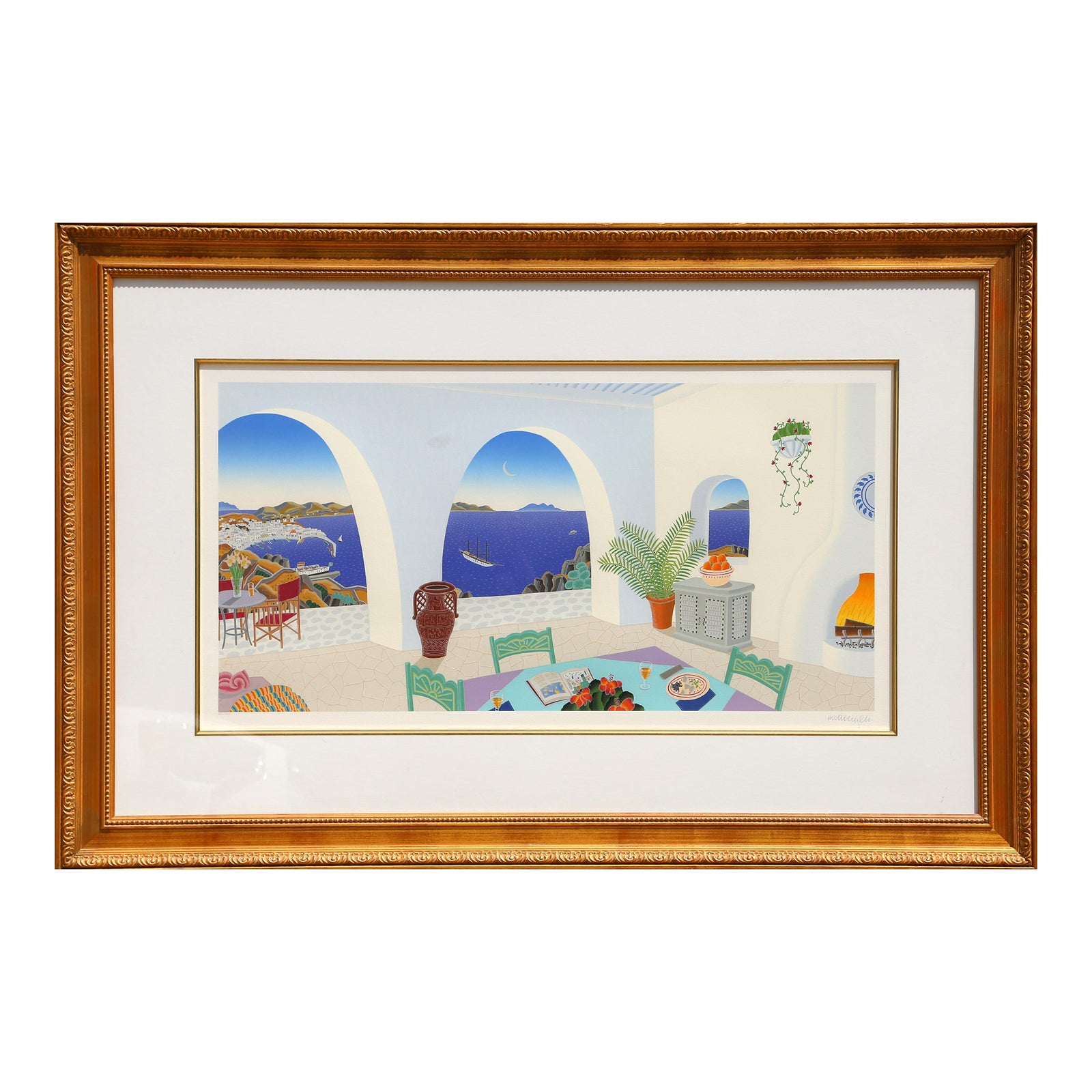 Troulos Bay, Mykonos by Thomas McKnight | Chairish