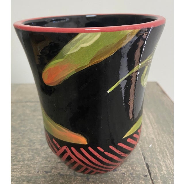 Droll Designs Art Pottery Peppers Mug | Chairish