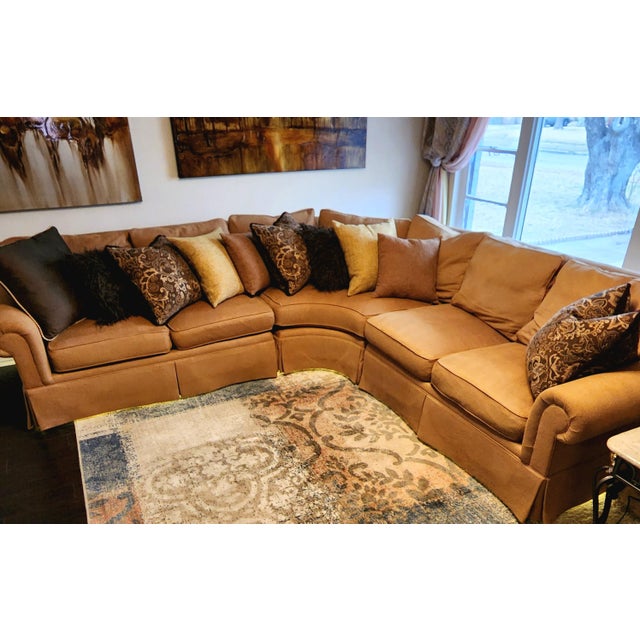 Henredon Leather Sectional Sofa | Baci Living Room