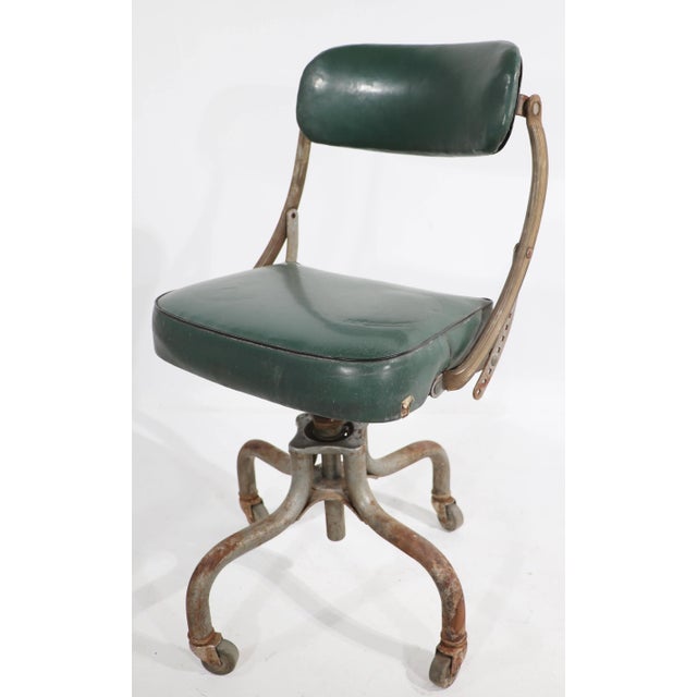 Classic Industrial Do / More Swivel Desk Chair | Chairish