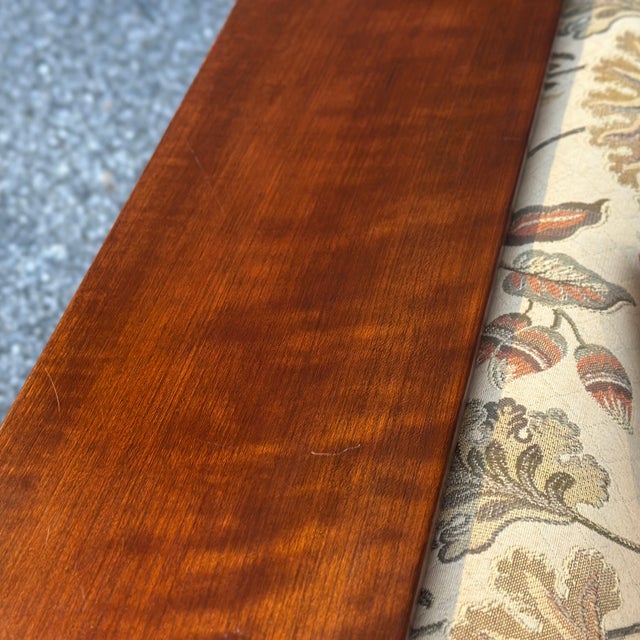 Vintage Stickley Prairie Settle Solid Cherry Framed Sofa in Original ...