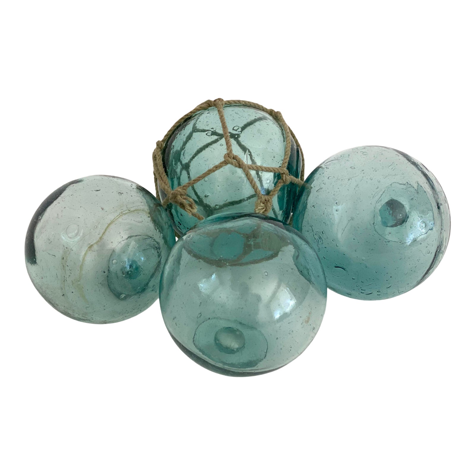 1960s Japanese Fishing Floats - Set of 4 | Chairish