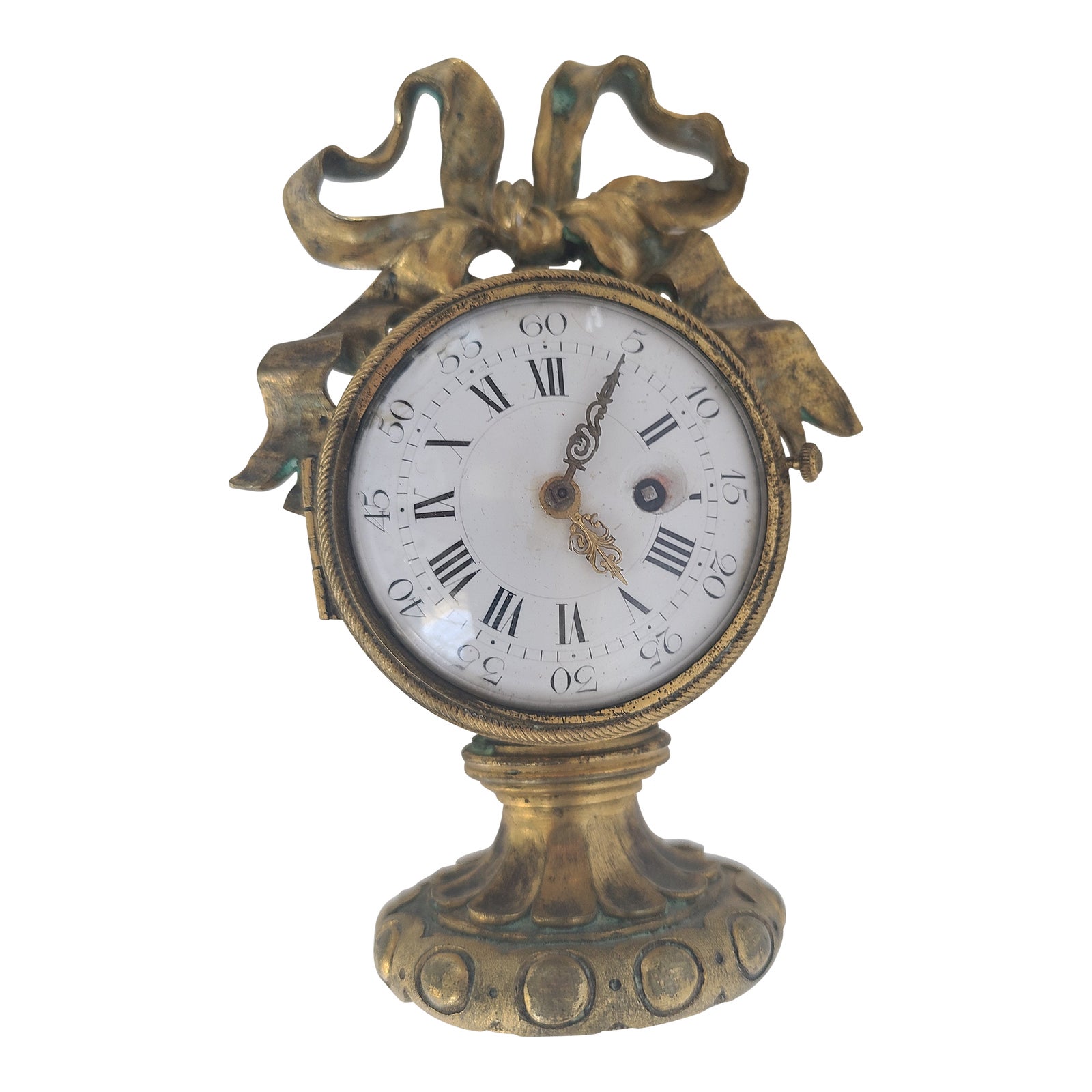 Antique French Small Clock | Chairish