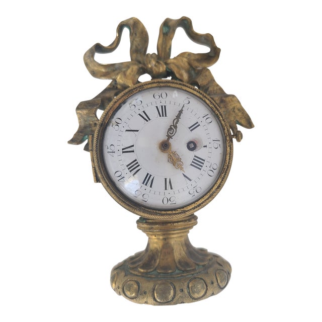 Antique French Small Clock | Chairish