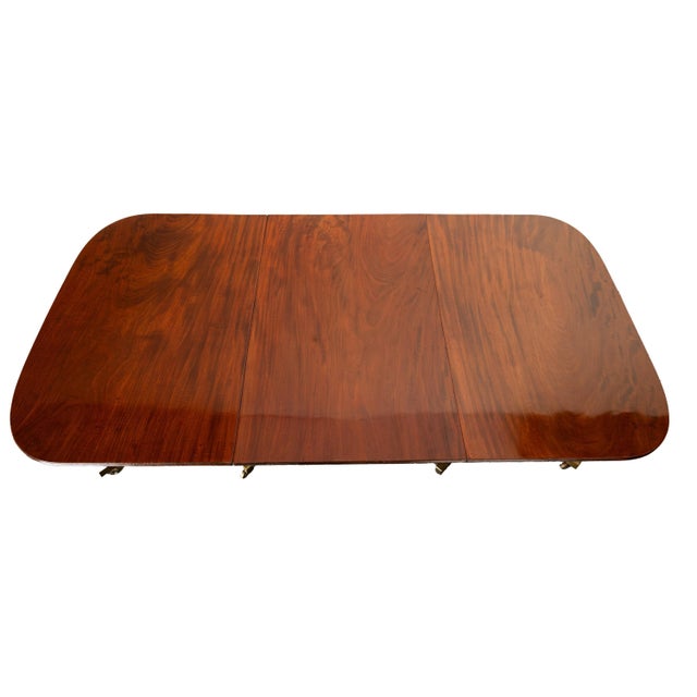 Antique Georgian Regency Cuban Mahogany Twin Pedestal Dining Table Tilt ...