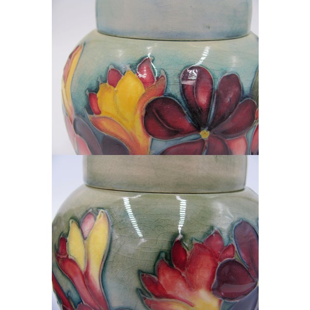 Mid Century England Walter Moorcroft Spring Flowers Ginger Jars - a ...