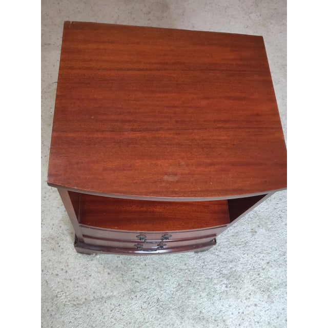 Mid 20th Century Dixie Solid Mahogany Traditional Style Open Cabinet ...