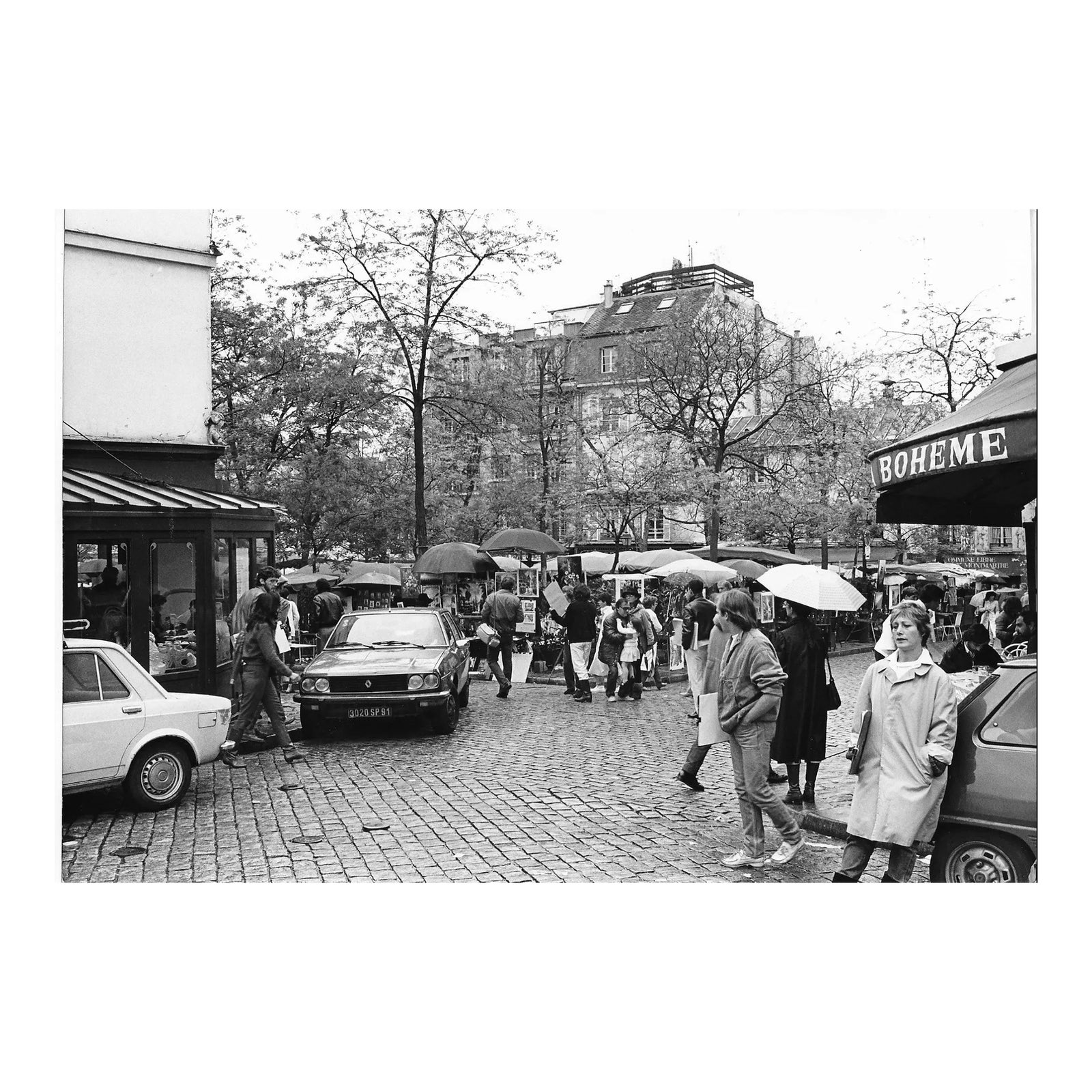 1984 Montmartre Paris Artists Photograph by Don Ware | Chairish