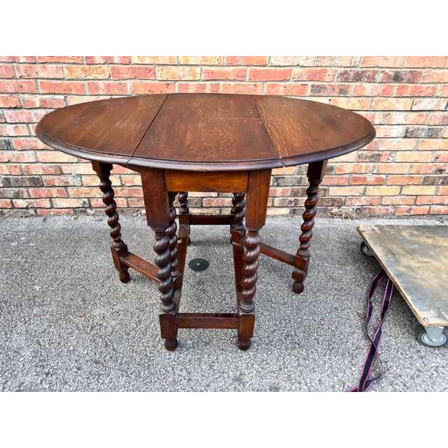 Antique English Gate Leg Table | Chairish