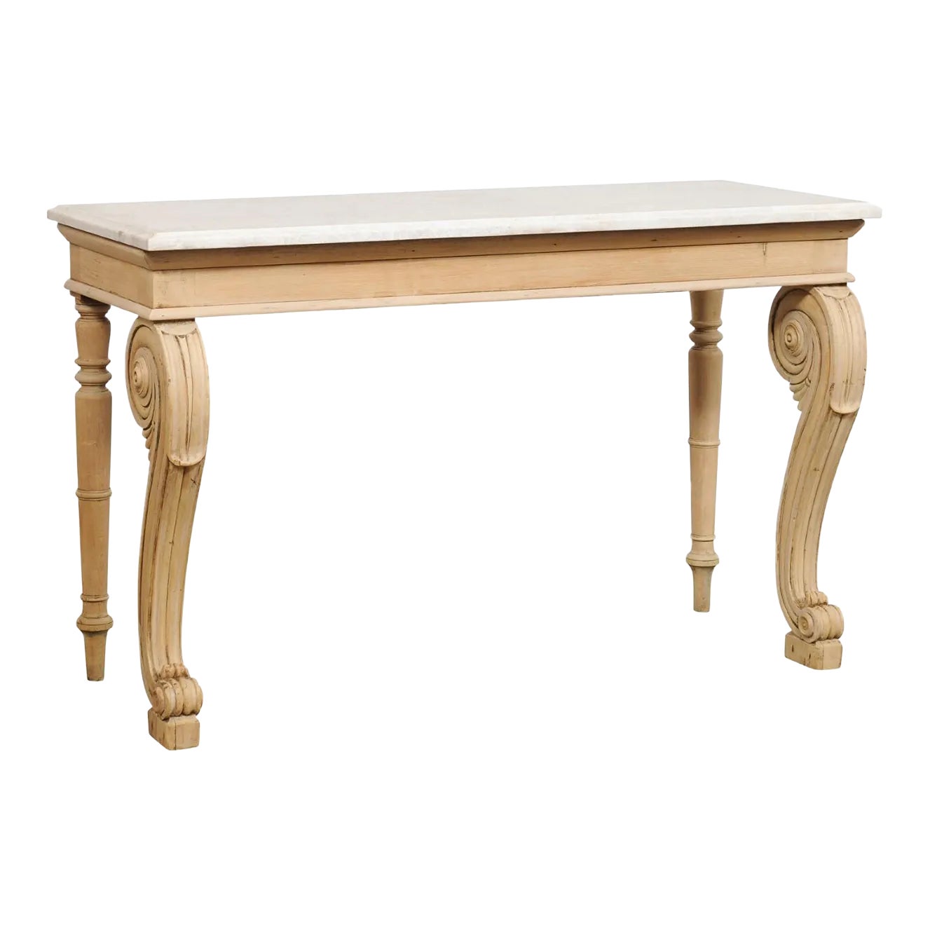 Early 19th Century English Regency Period Carved-Wood Console | Chairish