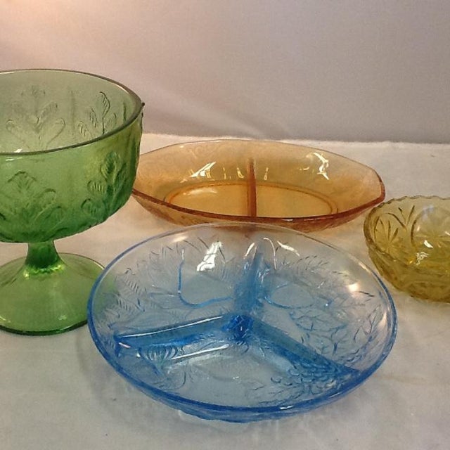 Mixed Colors Depression Glass Collection Set Of 4 Chairish