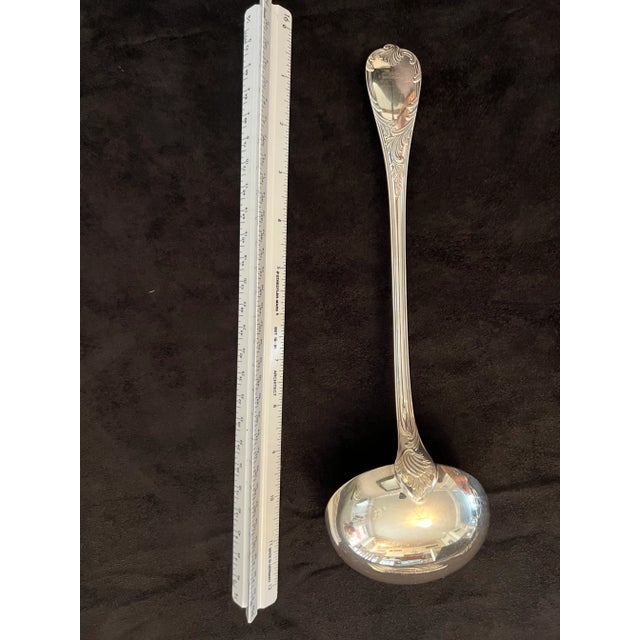 2000s Christofle Silver Plate Soup Ladle Marly Pattern | Chairish