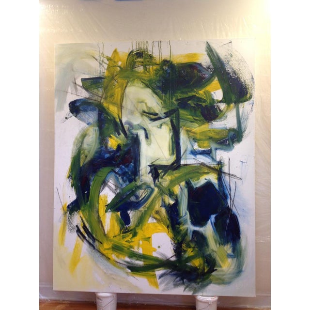 Contemporary "Time Distortion Effects" Oil & Charcoal Painting by Don ...