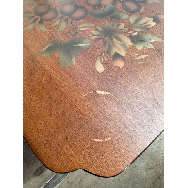 1960s Hitchcock Candlestick Side Table | Chairish