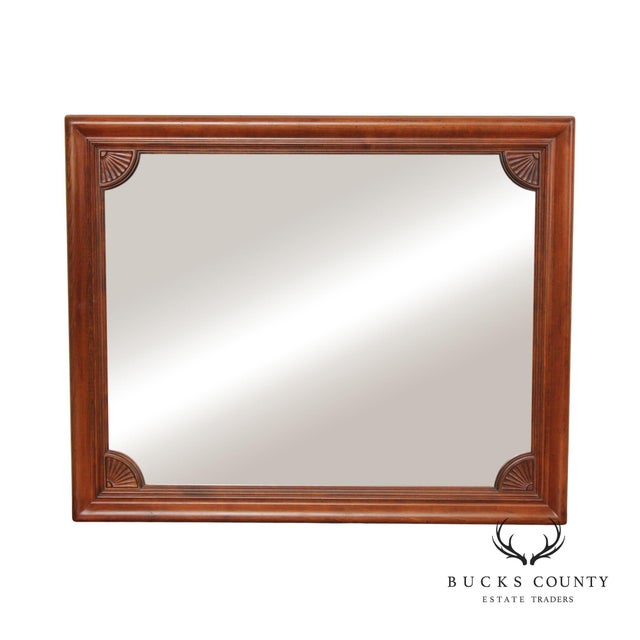 Pennsylvania House Cherry Beveled Wall Mirror | Chairish