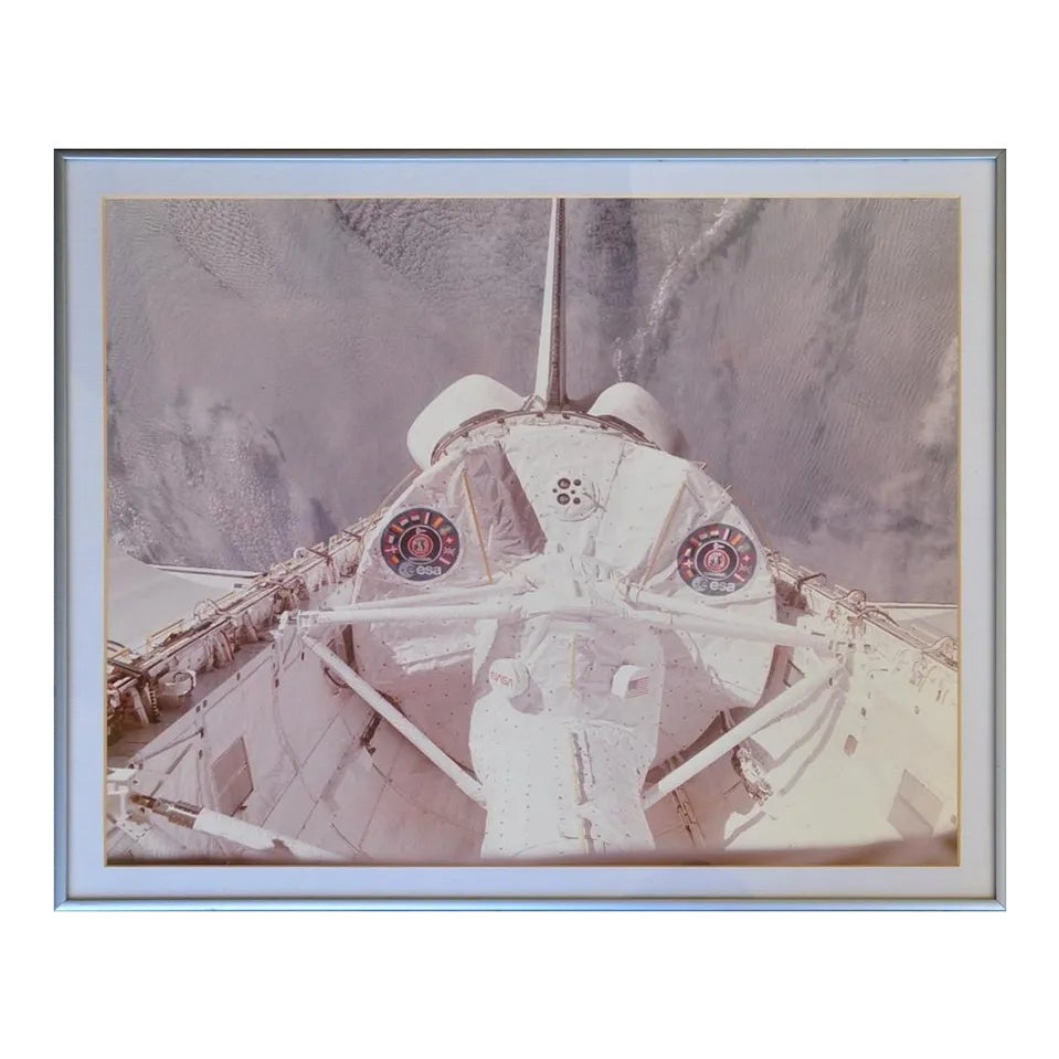 1983 Photograph of Esa Spacelab Module in Space Shuttle Columbia Sts-9 ...
