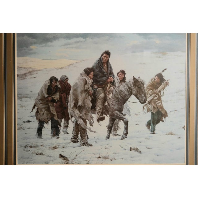 1980s "Chief Joseph Rides to Surrender" by Howard Terpning – Signed ...
