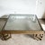 Chinoiserie Copper Finished Metal With Inlayed Glass Top Coffee Table ...