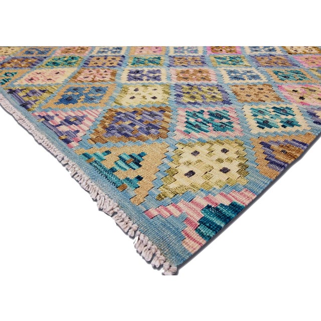 1990s Contemporary Afghan Kilim Rug | Chairish