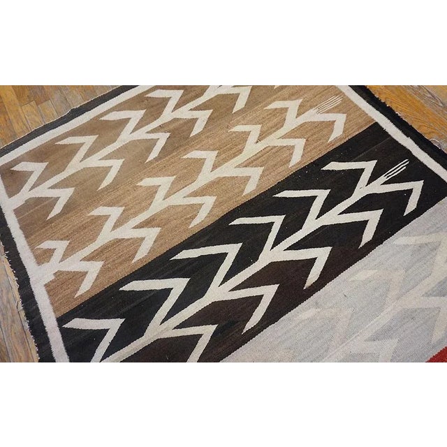 Early 20th Century American Navajo Style Carpet With Corn Design | Chairish