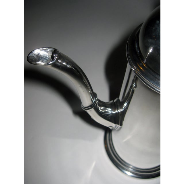 19th century Georgian Style Sterling Silver Coffee Server | Chairish