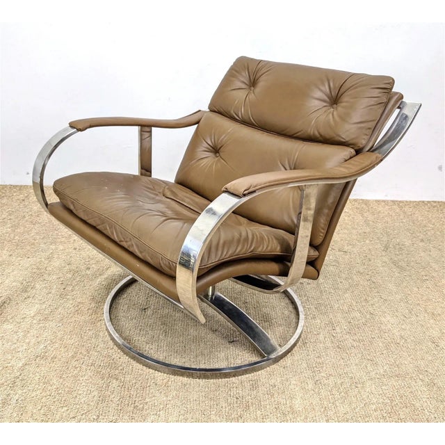Late 20th Century Gardner Leaver Steelcase Lounge Chair | Chairish