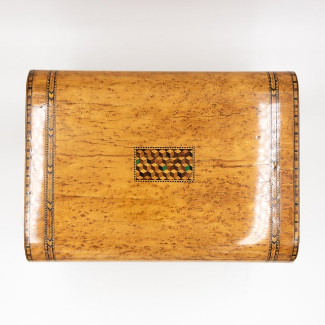 Bird’s-Eye Maple Box With Tumbling-Block Inlays English, Circa 1830 ...