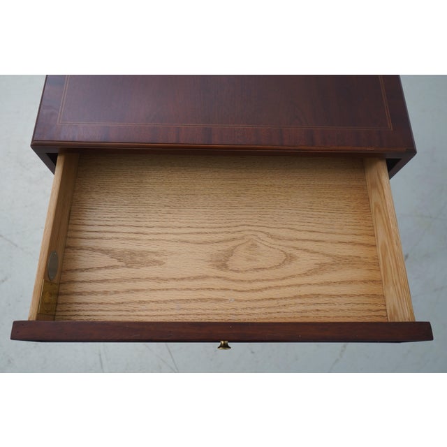 Baker Historic Charleston 1 Drawer Mahogany End Table | Chairish