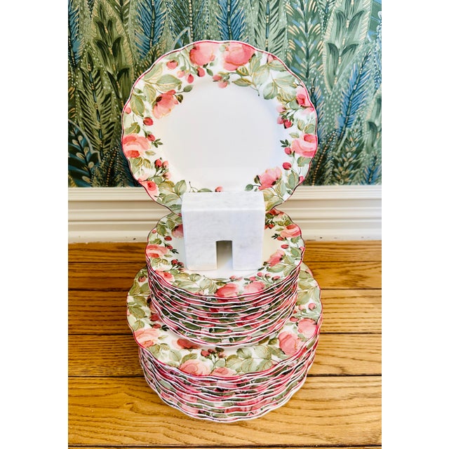 Vintage Set of Precious by Nikko Tableware 12 Dinner Plates and 12 ...