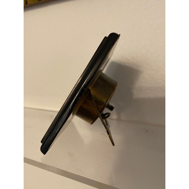 1930s Chinoiserie Brass Clock Wind Up Table Top Clock Pagoda Cherry ...