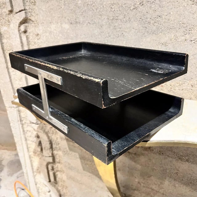 1960s Peter Pepper Products Double Letter Office Tray | Chairish