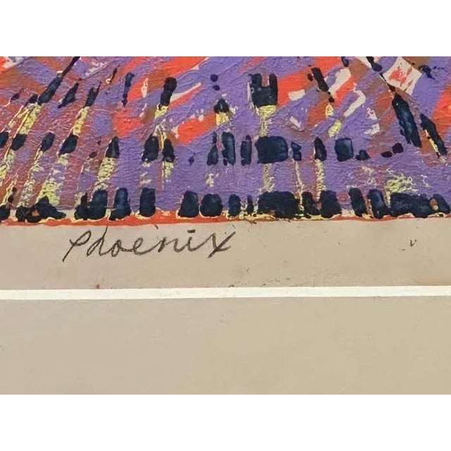 "Phoenix" Lithograph by Richard Proctor | Chairish