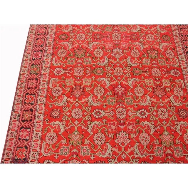 1930s Old Russian Shirvan Area Rug 4’3″ X 6’7″ | Chairish