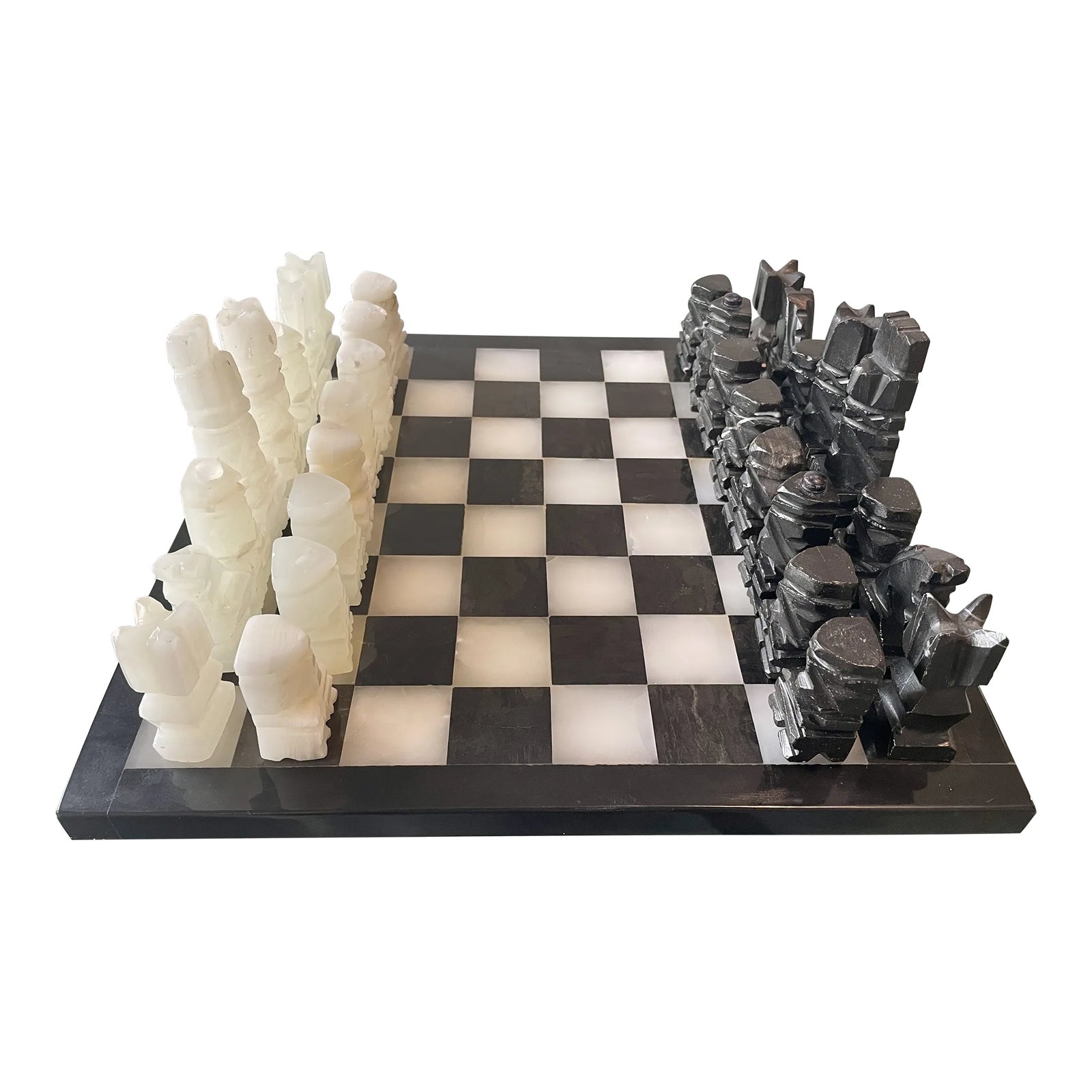 Marble Chess Set | Chairish
