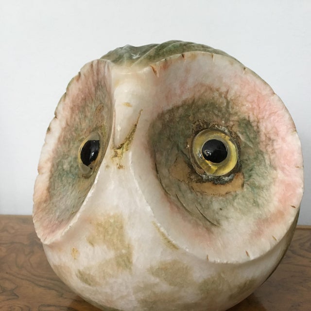 Mid Century Italian Marble Owl | Chairish