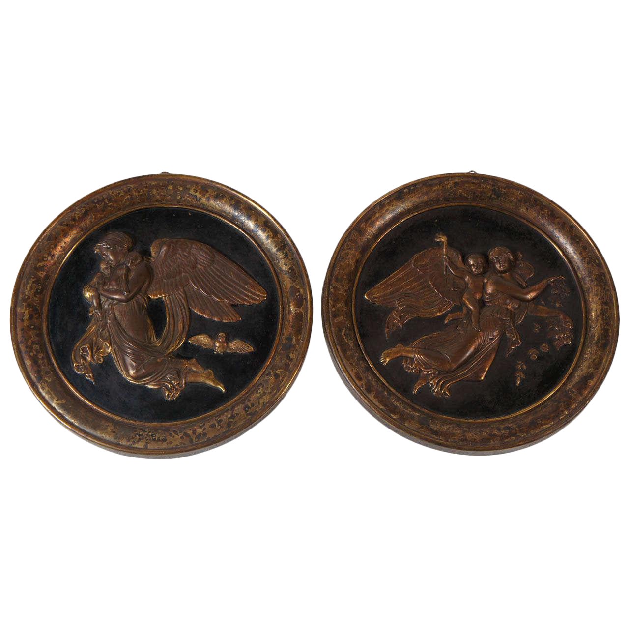 Thorvaldsen Neoclassical Roundels - Denmark, C. 1825 | Chairish