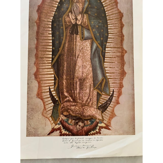 Our Lady Mary of Guadalupe Print of Original Image From El Ayate of ...