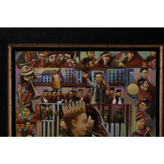 James Feeham "Tuscan Regatta" Painting Mixed Media Oil, Wax & Collage ...