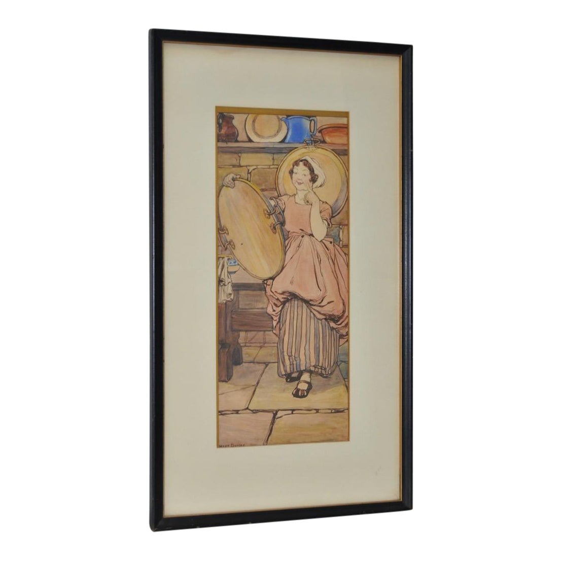 Hope Dunlap Original Illustration c.1910 | Chairish