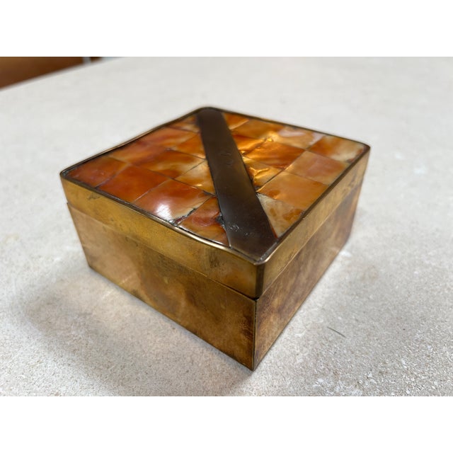 Vintage Small Decorative Box 1970s | Chairish