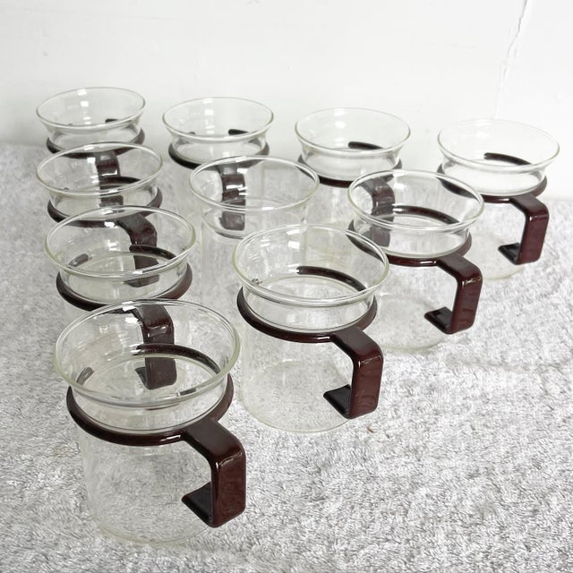 Danish Modern Bodum Glass Coffee Mugs, as in Star Trek - Set of 10 ...