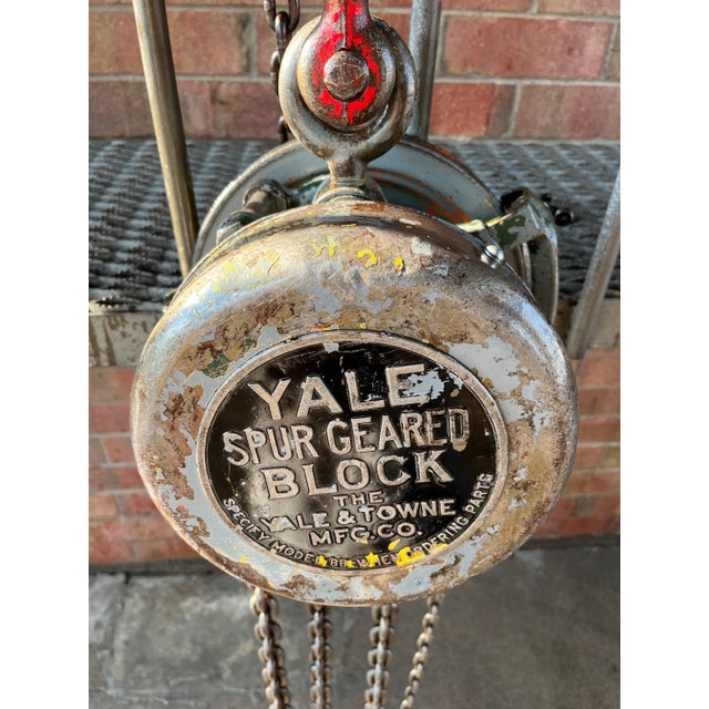 Denver Industrial Artifact 1 Ton Chain Fall (Hoist) Salvaged From Gates ...