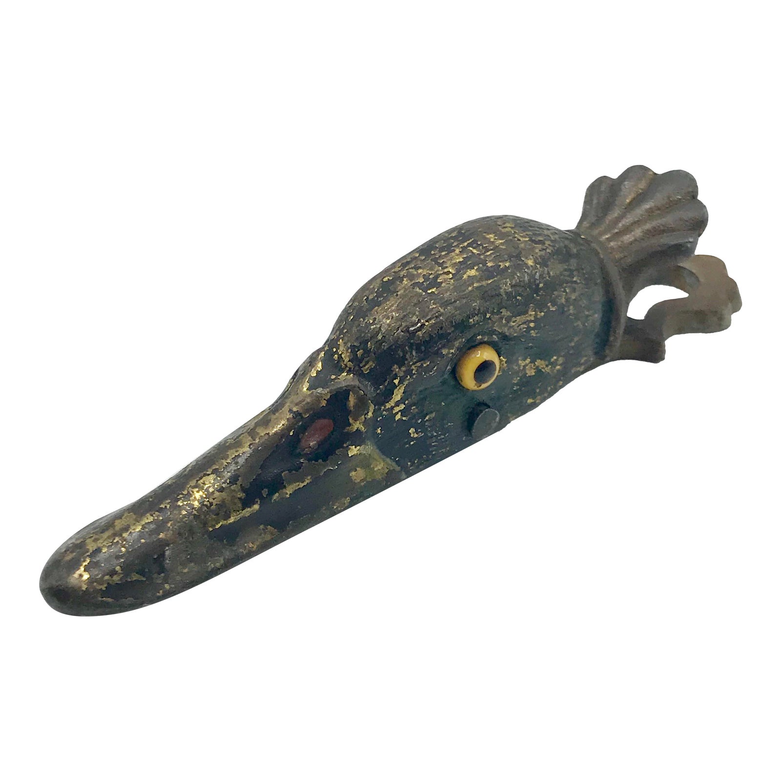 1920s Antique Cast Iron Duck Paper Clip | Chairish
