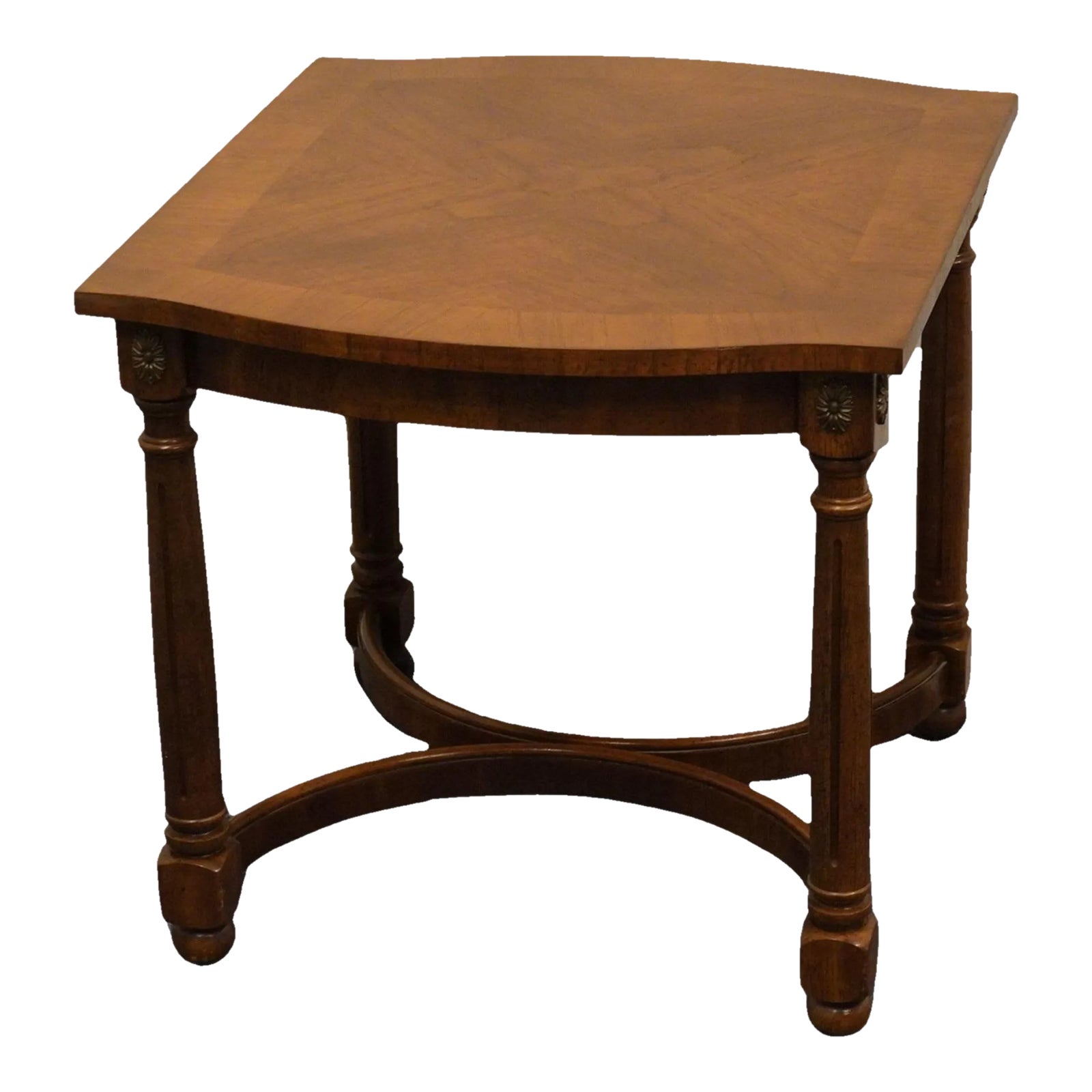 Gordon's Furniture Italian Neoclassical Tuscan Style Banded Bookmatched ...