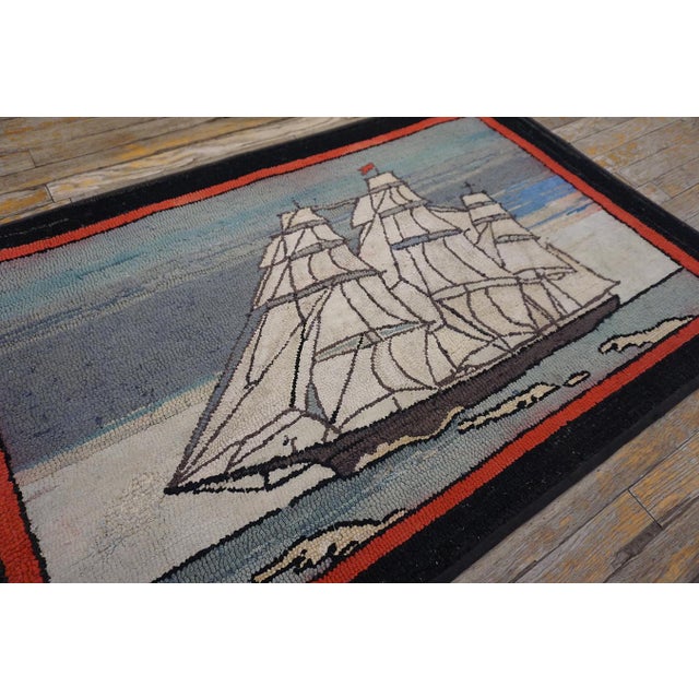 1930s American Hooked Rug | Chairish