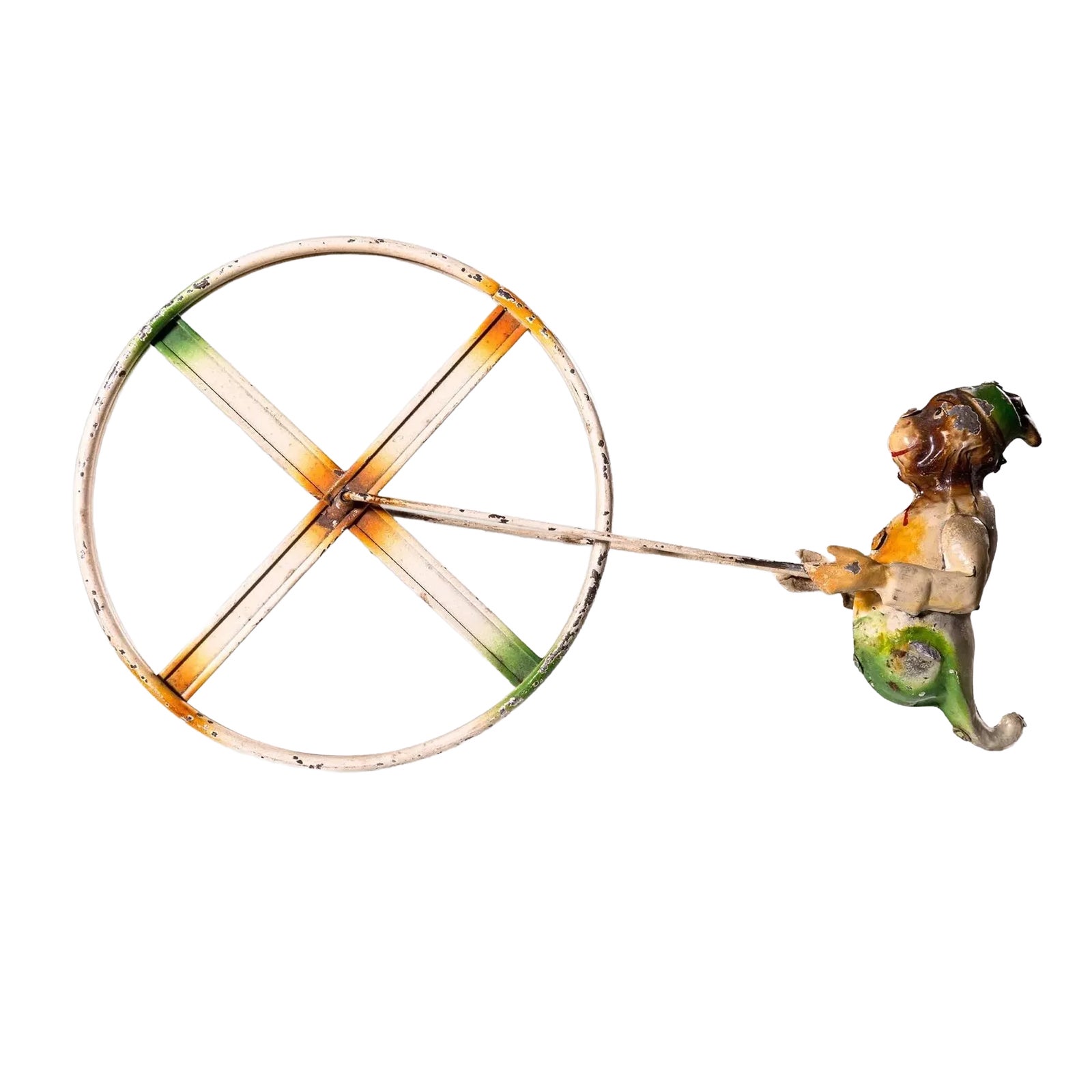 Gunthermann Monkey with a Wheel Antique Tin Toy Collectibles Germany ...