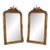 French Style Bird Wall Mirror Set With Gold Details- Set of 2 | Chairish